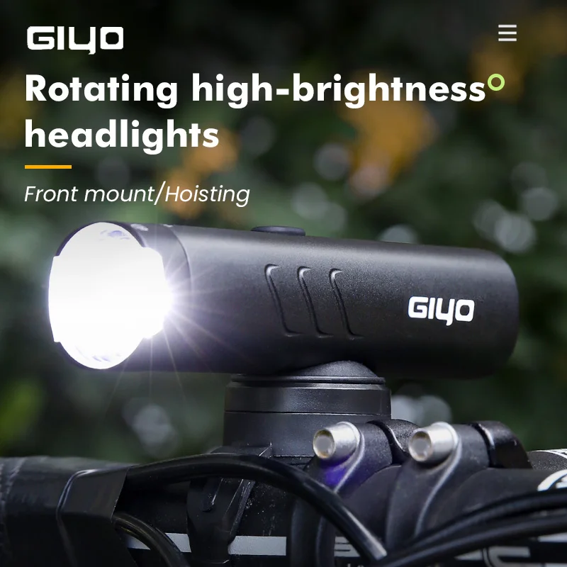 Giyo 900-1500 LM Bike Light 4000mAh German-gauge OSRAM Lamp Bead Anti ...