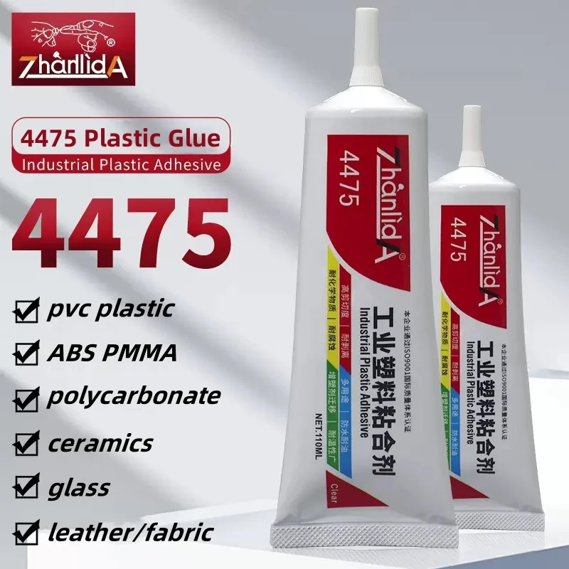 Zhanlida 4475 Industrial Plastic Adhesive Strong Glue For Polycarbonate PVC PE ABS Ceramics Leather Wood Transparent Contact AliExpress