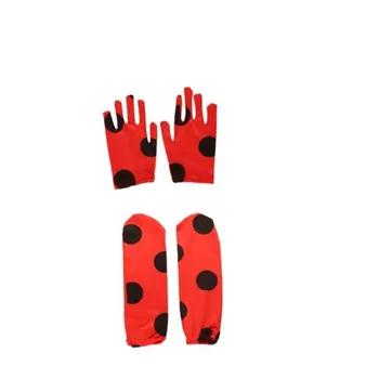Halloween New Ladybug One-piece Suit Gloves and Foot Covers Separate ...