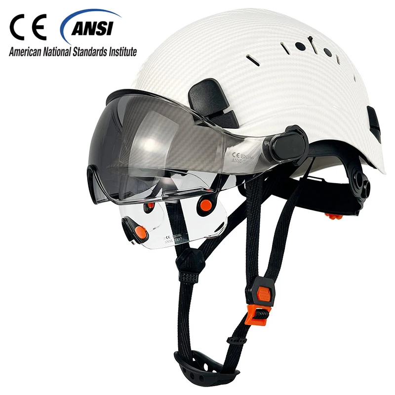 DARLINGWELL-CE-Carbon-Fiber-Pattern-Construction-Safety-Helmet-With ...