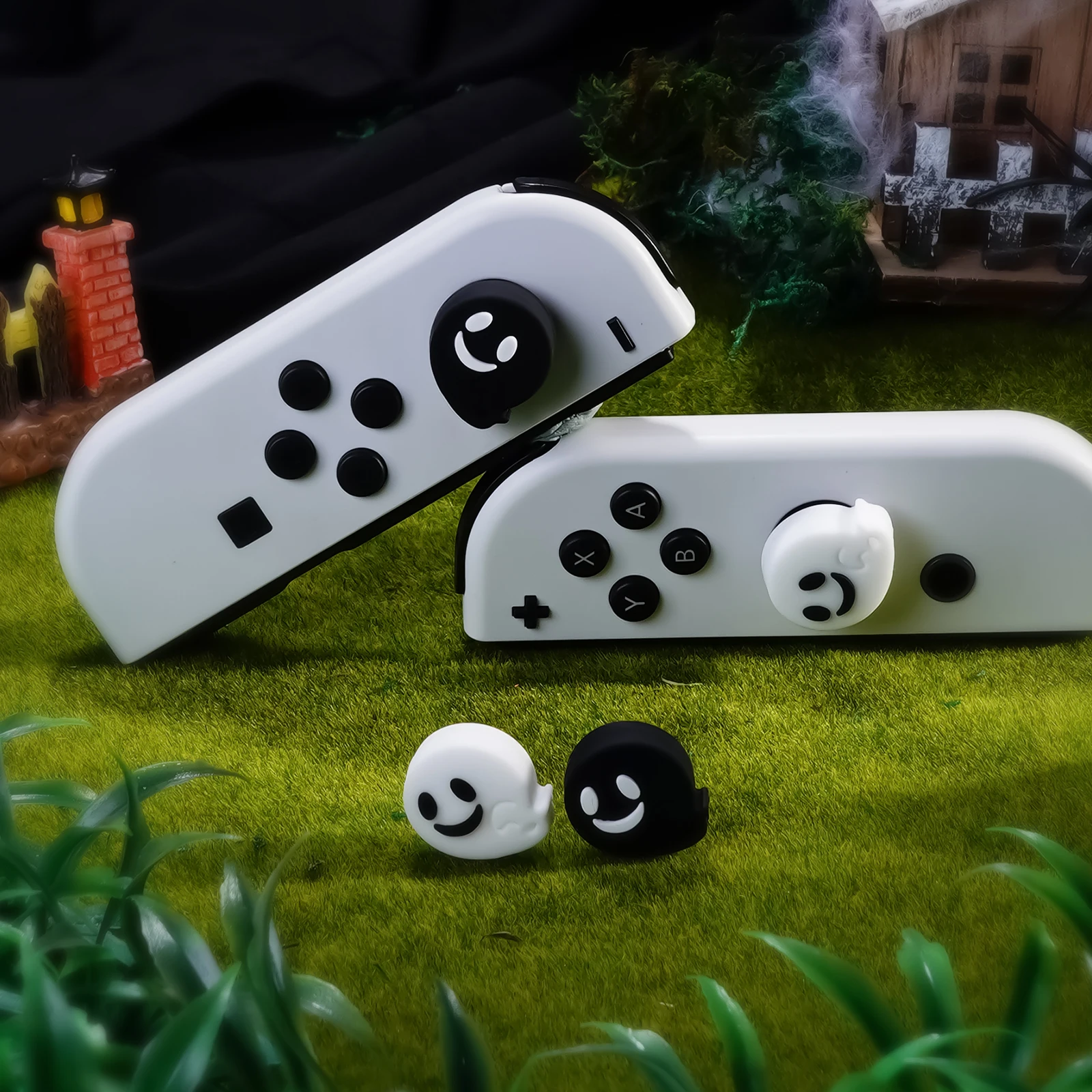 Thumb-Grip-Caps-for-Nintendo-Switch-Joy-Con-Skull-Silicone-Joystick-Cap ...