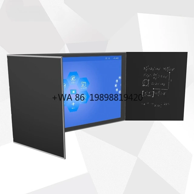 86 Inches Intelligent Blackboard Black Led Teaching Board Sliding ...