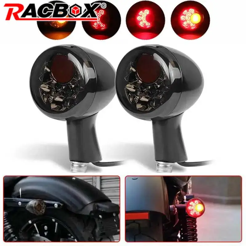 Aluminum-bullet-LED-Motorcycle-rear-turn-signal-DRL-Brake-tail-Light ...