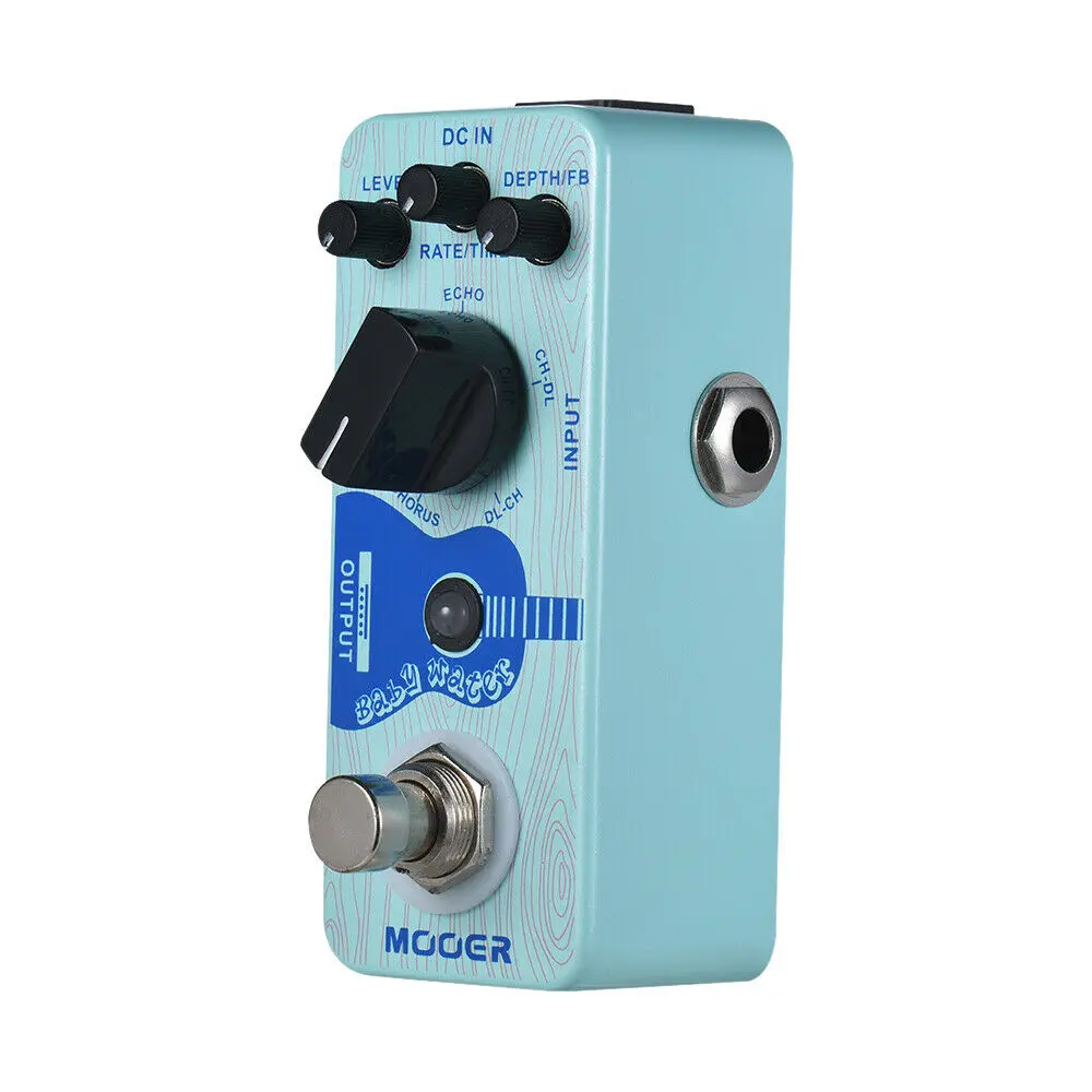 Mooer-Guitar-Effect-Pedal-True-Bypass-5-Modes-Baby-Water-Delay-Amp ...