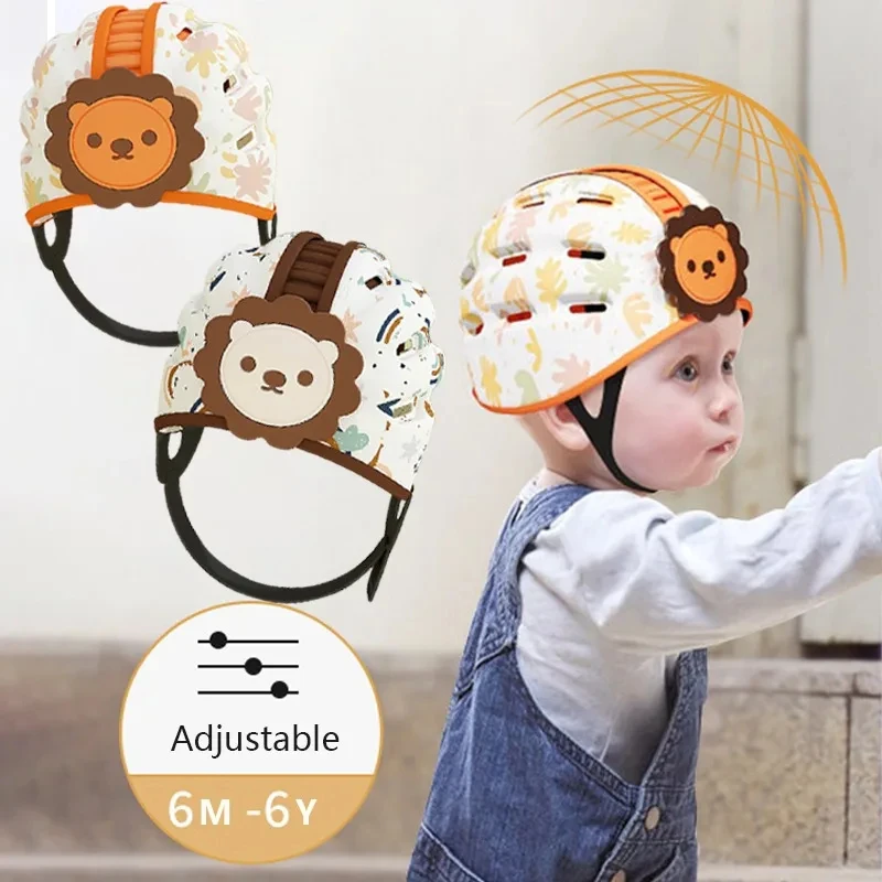 Casco-de-protecci-n-antica-da-para-beb-Protector-de-cabeza-ajustable-de ...