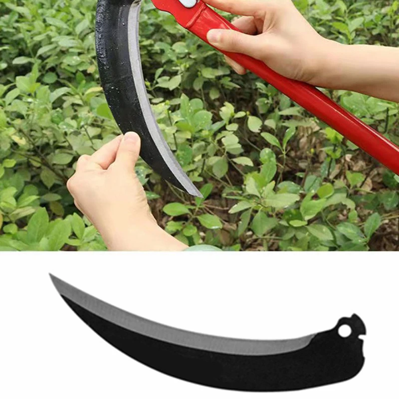Faucille pliante longue pour le jardinage coupe le blé tondeuse à gazon ...