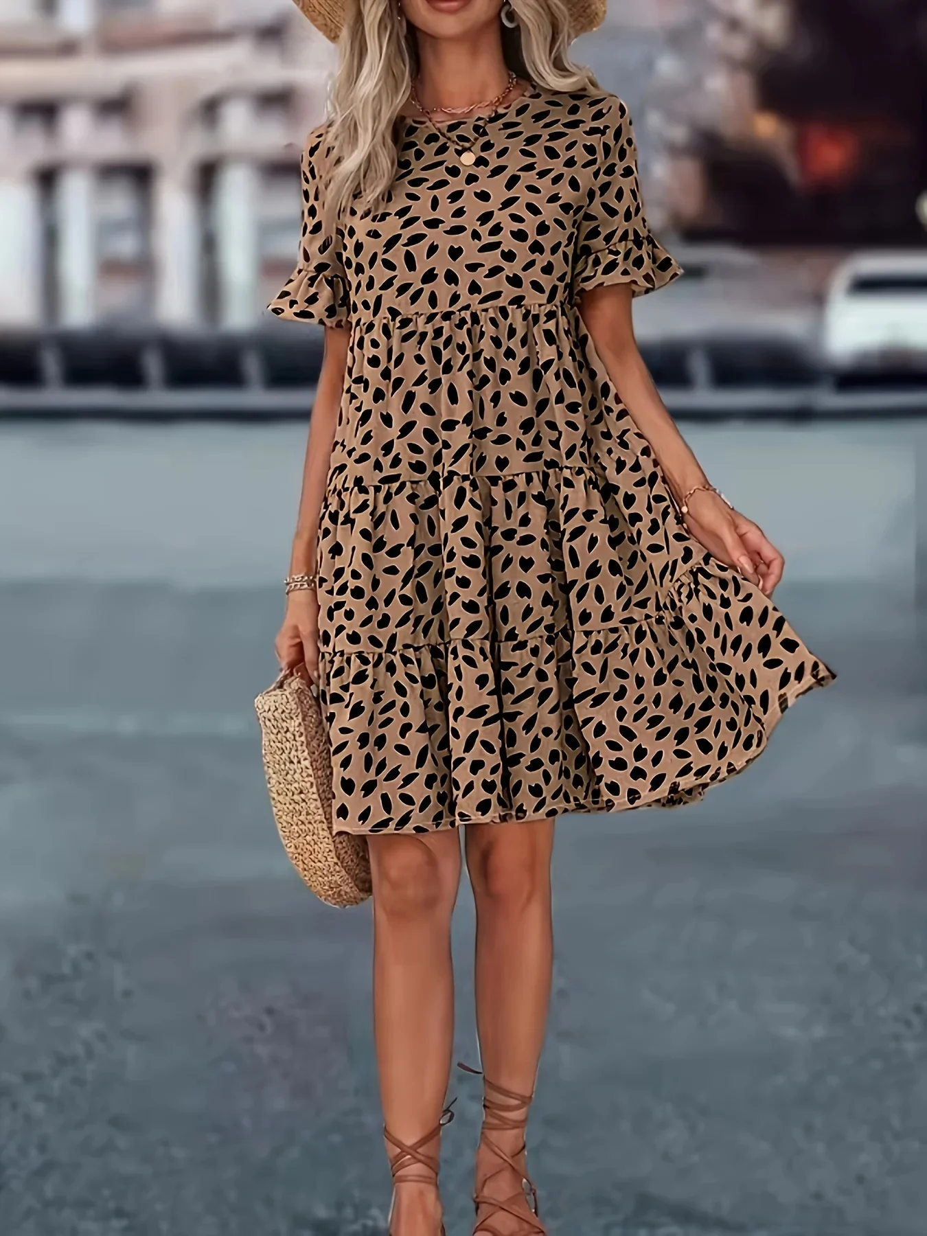 Plus-Size-1XL-5XL-Women-s-Fashion-All-Over-Print-Tiered-Looe-Dress ...