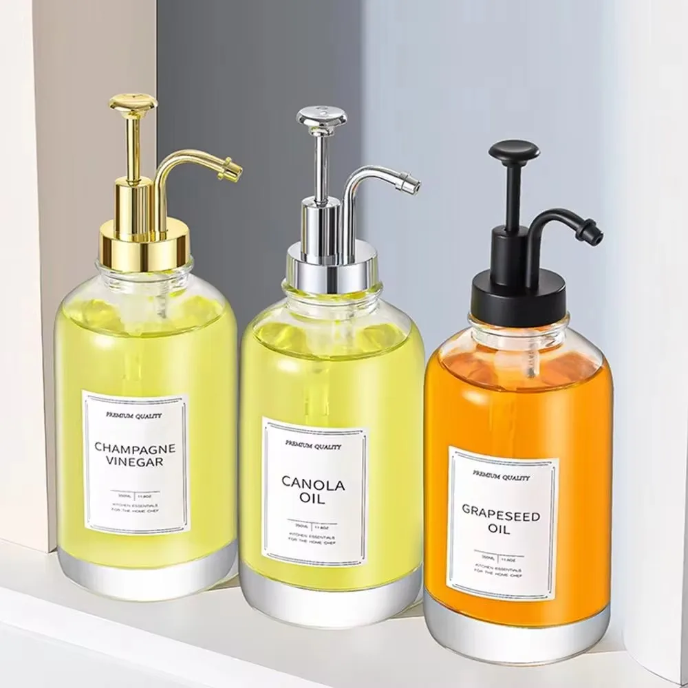 500ml-Glass-Soap-Dispensers-Clear-Portable-Hand-Soap-Dispenser-Liquid ...