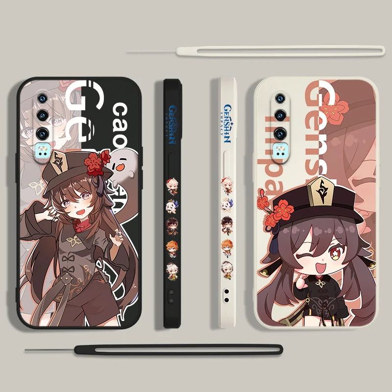 Genshin Impact Nahida HUTAO Liquid Rope Phone Case for Huawei P50 Pro ...