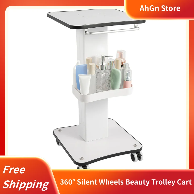 Beauty Trolley Cart 3 Tier Simplicity Pedestal Rolling Cart 33lbs Spa ...