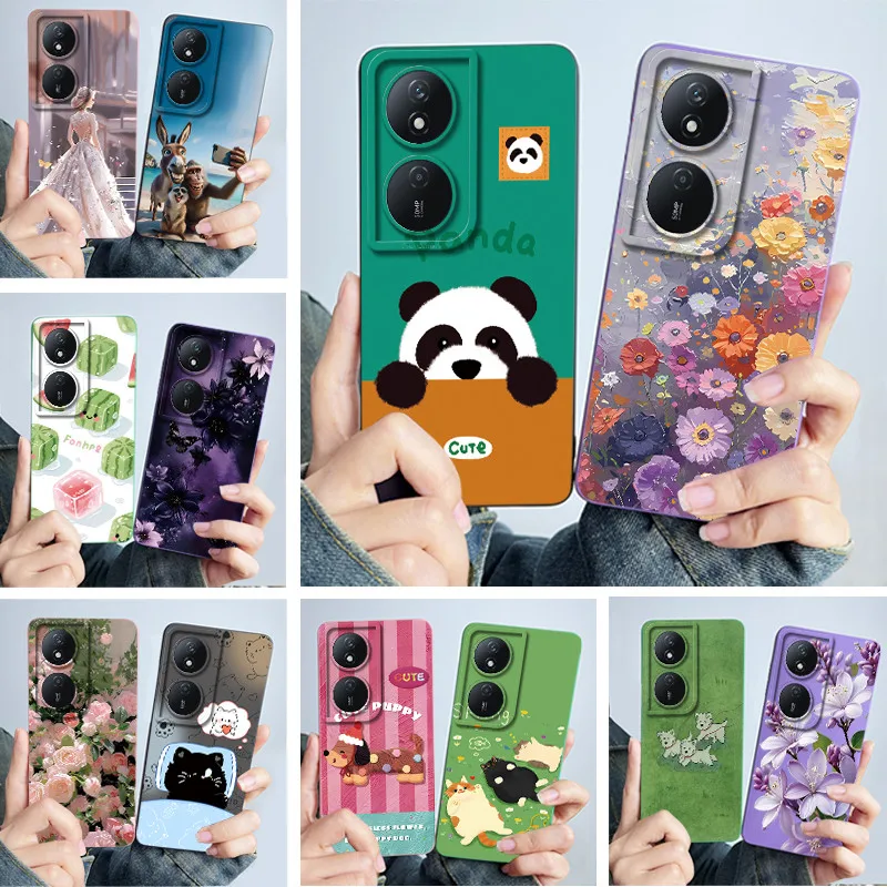 Case For Honor X7B X7 X7A Cute Panda Sweet Girls Cats Silicone Soft ...