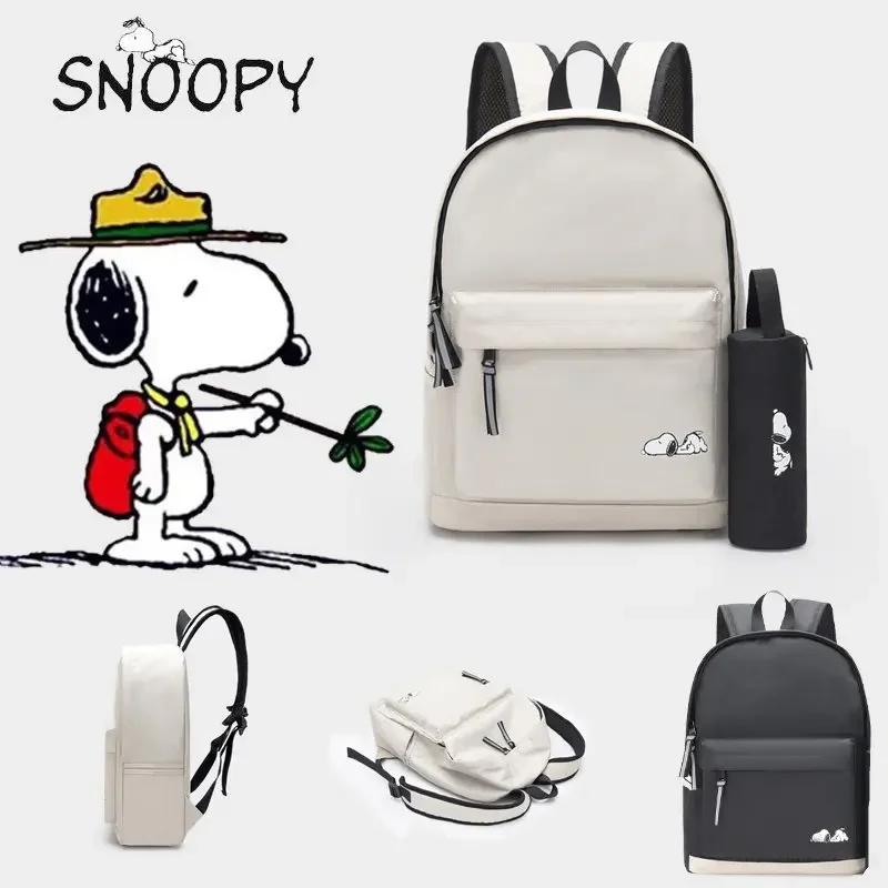 Snoopy-Waterproof-Nylon-Women-Backpack-Female-Travel-Bag-Backpacks ...