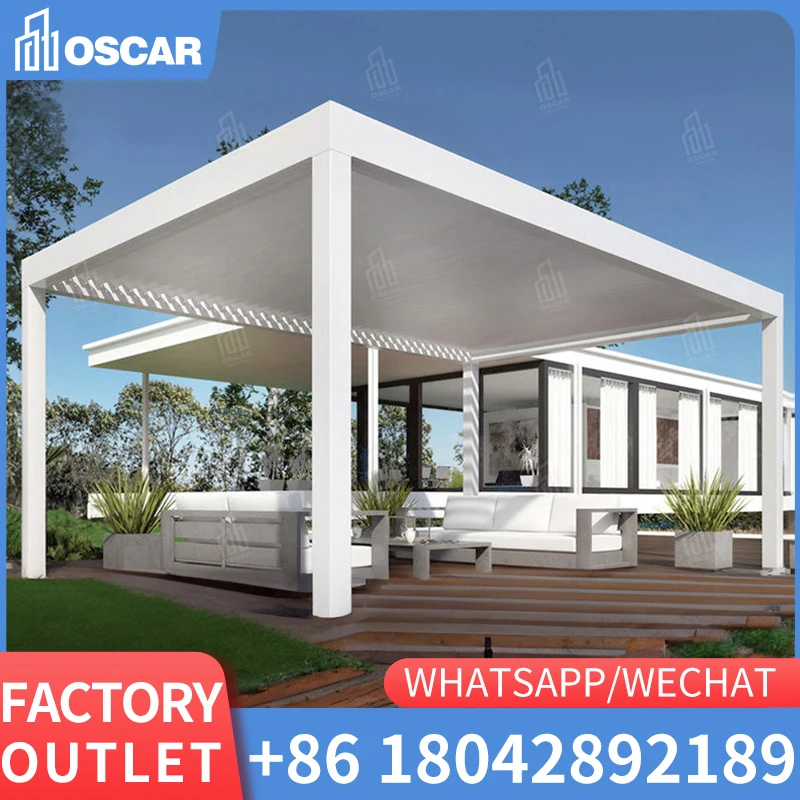 Garraf New Design Garden Decoration Swivelling Blade Roof Outdoor ...