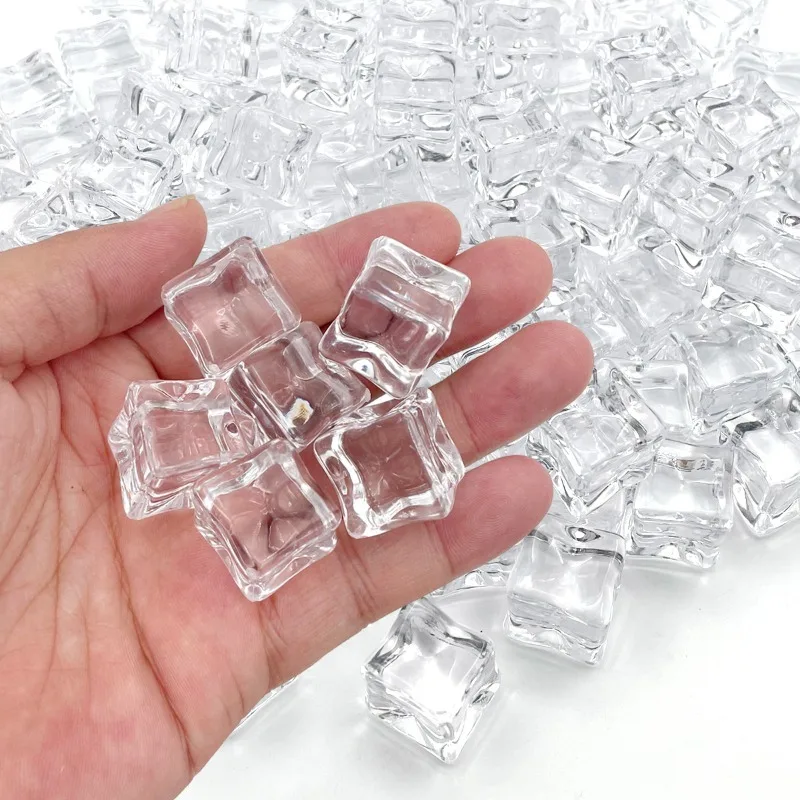 Reusable-Acrylic-Fake-Ice-Cubes-Highly-Transparent-Ice-Side-Length-1-7 ...