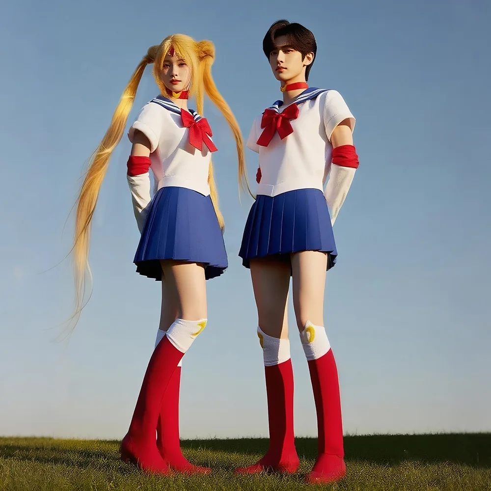 Anime Sailor Cosplay Costume Moon Tsukino Usagi Uniform Sailor Suit ...