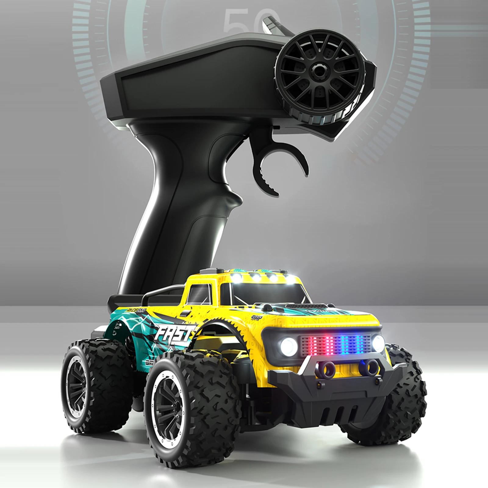 4WD-RC-Car-With-Led-Lights-2-4G-Radio-Remote-Control-Cars-Buggy-Off ...
