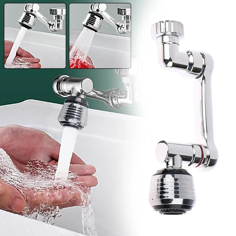 ALLGOOD 1080° Universal Rotation Water Bubbler Faucet Extender Sprayer ...