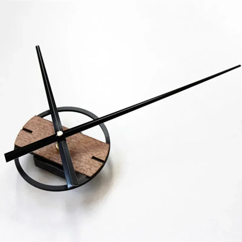 12cm-3D-Sticker-Silent-Large-Wall-Clock-Modern-Design-Large-Pointer ...