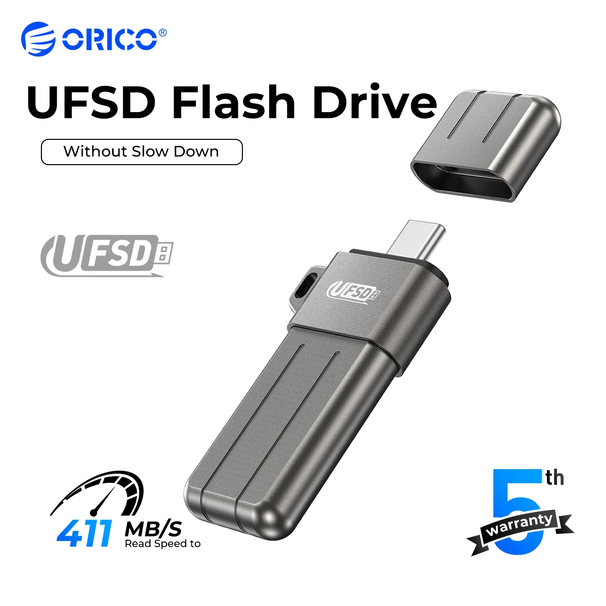 ORICO UFSD All Metal 512GB USB Flash Drive 411MB/S Pen Drives 256GB 128GB 64GB USB Stick Type C ...
