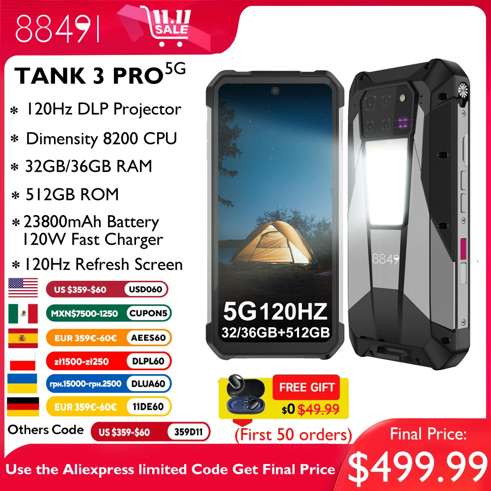 EU-MX-Warehouse-8849-Tank-3-Pro-by-Unihertz-Rugged-Smartphone-5G-with ...