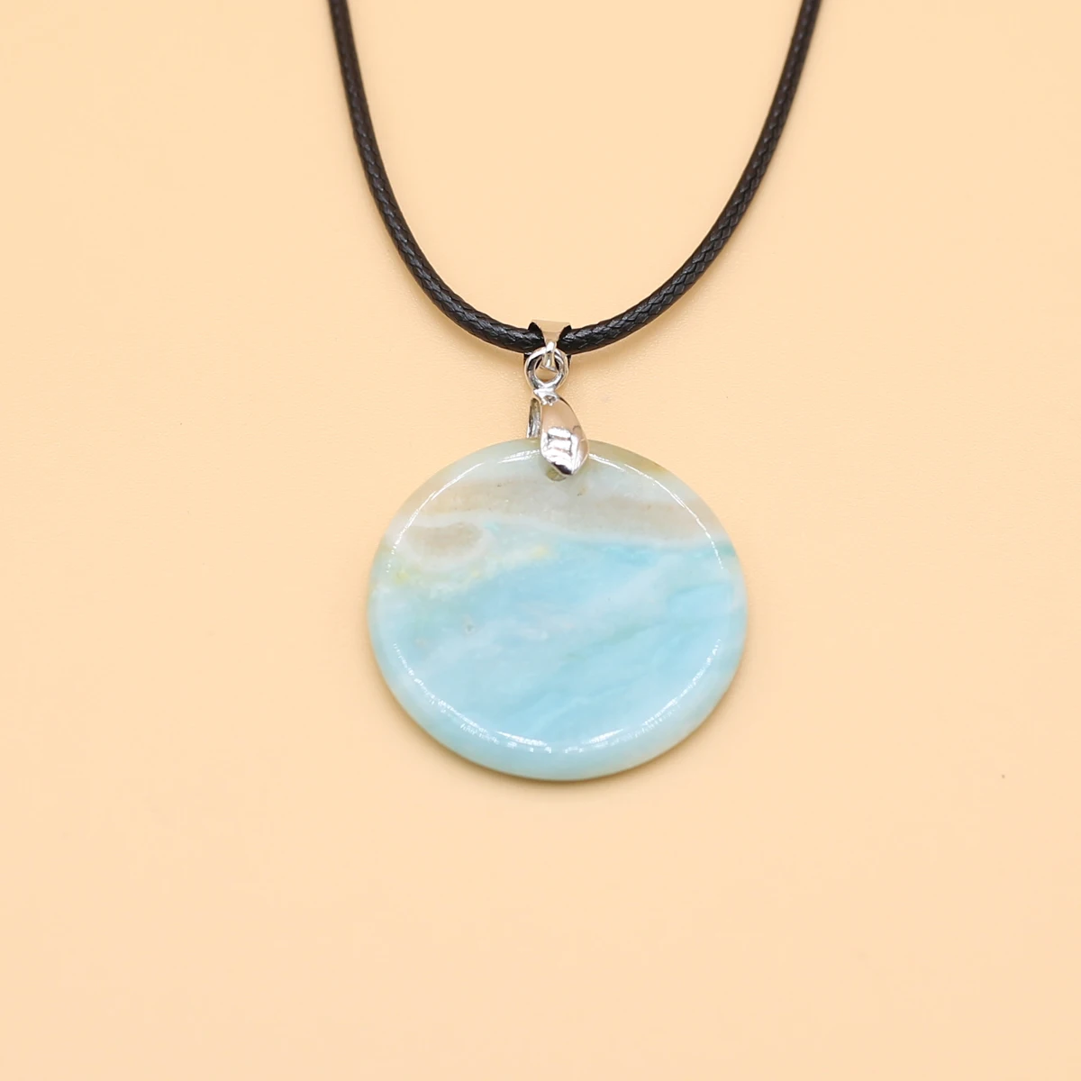 Natural-Stones-Amazonite-Pendants-Necklaces-for-Women-Men-DIY-Charms ...