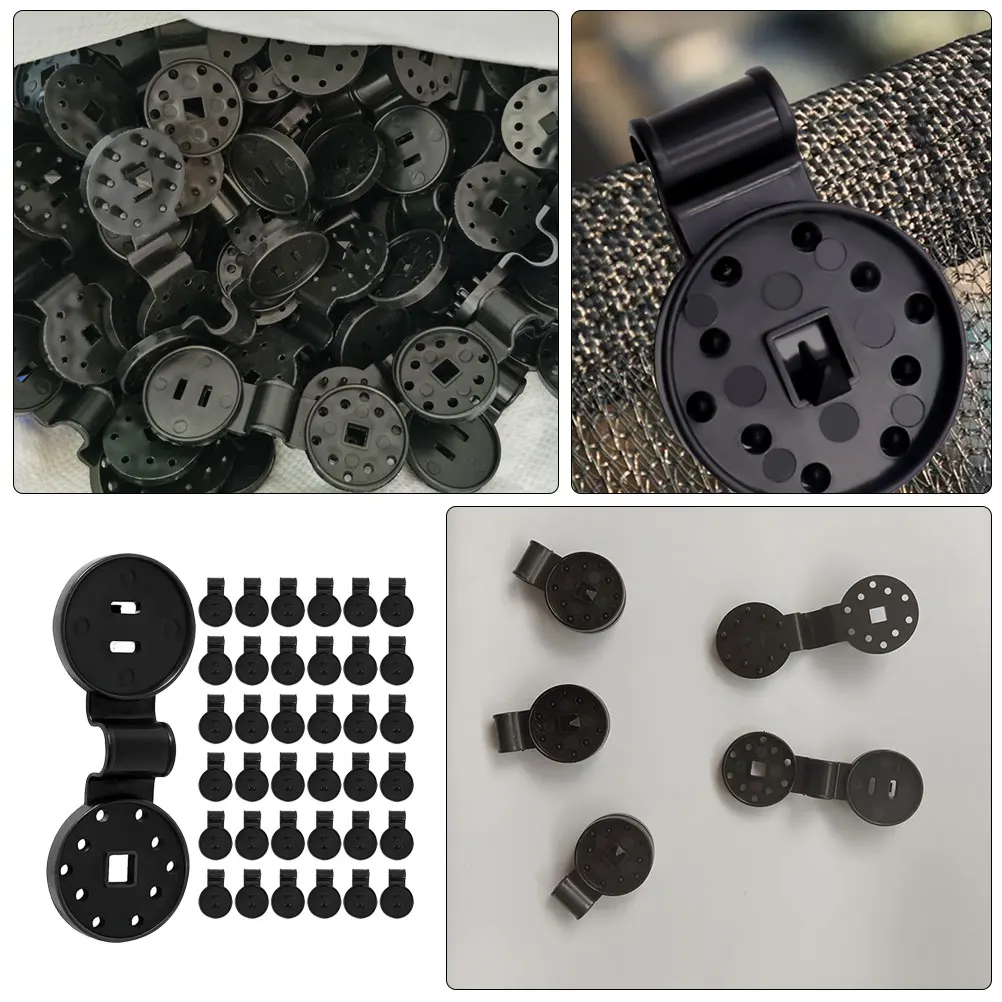 50Pcs Shade Net Clip Greenhouse Shade Cloth Fix Clamp Plastic Grommet ...