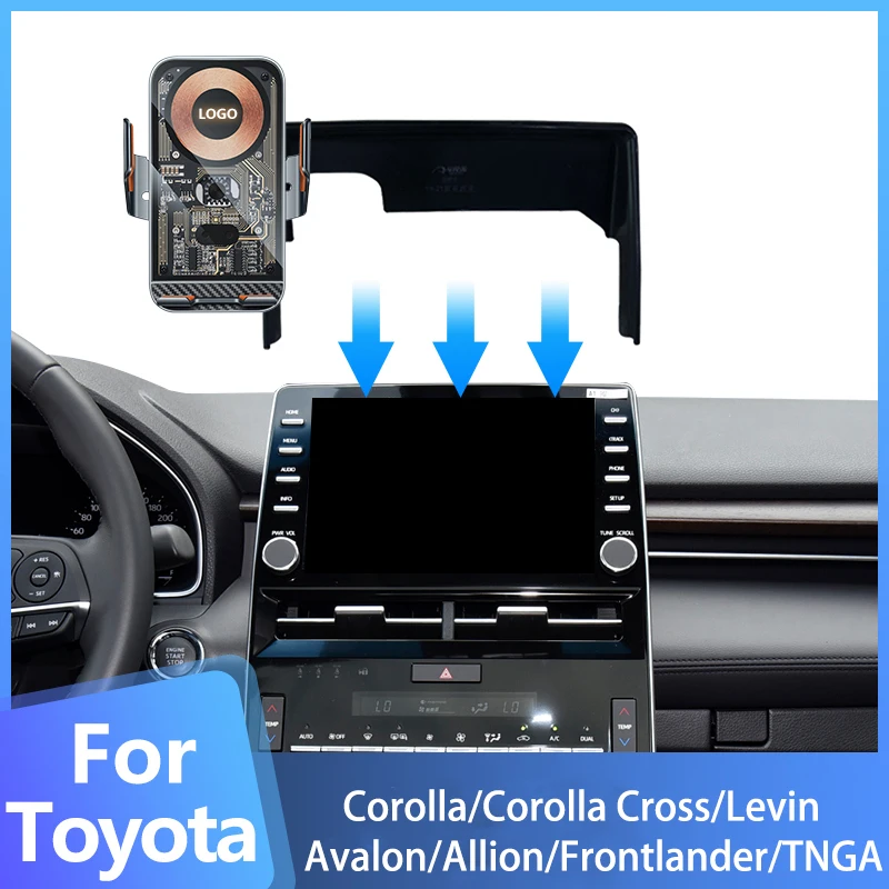 Carro-Mobile-Phone-Holder-Stand-tela-fixa-Base-Toyota-Corolla-Cruz-Levin-Avalon-Allion ...