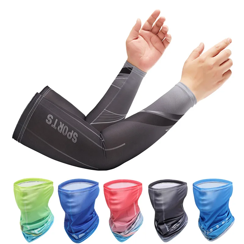 Summer-Ice-Silk-Sleeves-Sunscreen-Cuff-UV-Sun-Protection-Arm-Sleeves ...