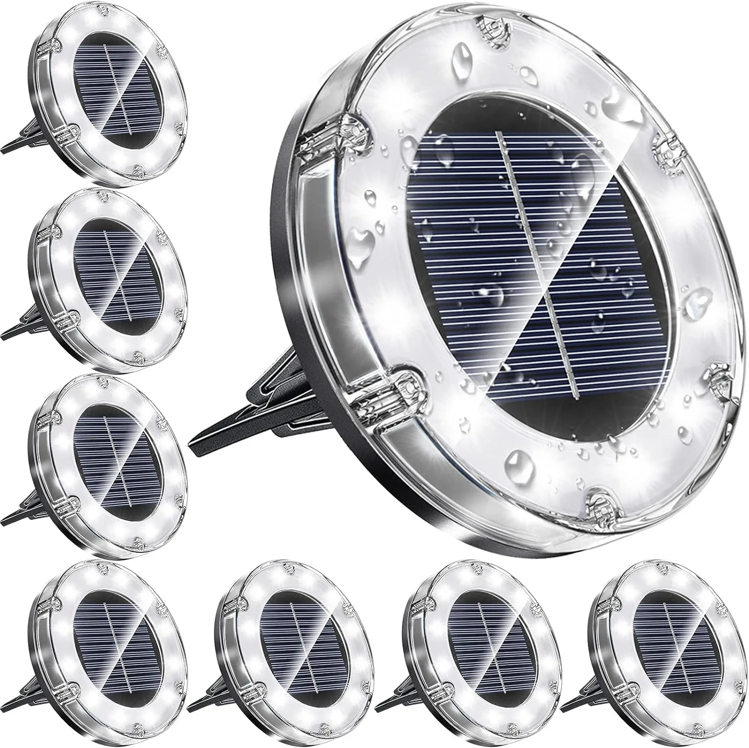 20LED-Solar-Power-Disk-Light-Outdoor-Garden-Solar-Underground-Light ...