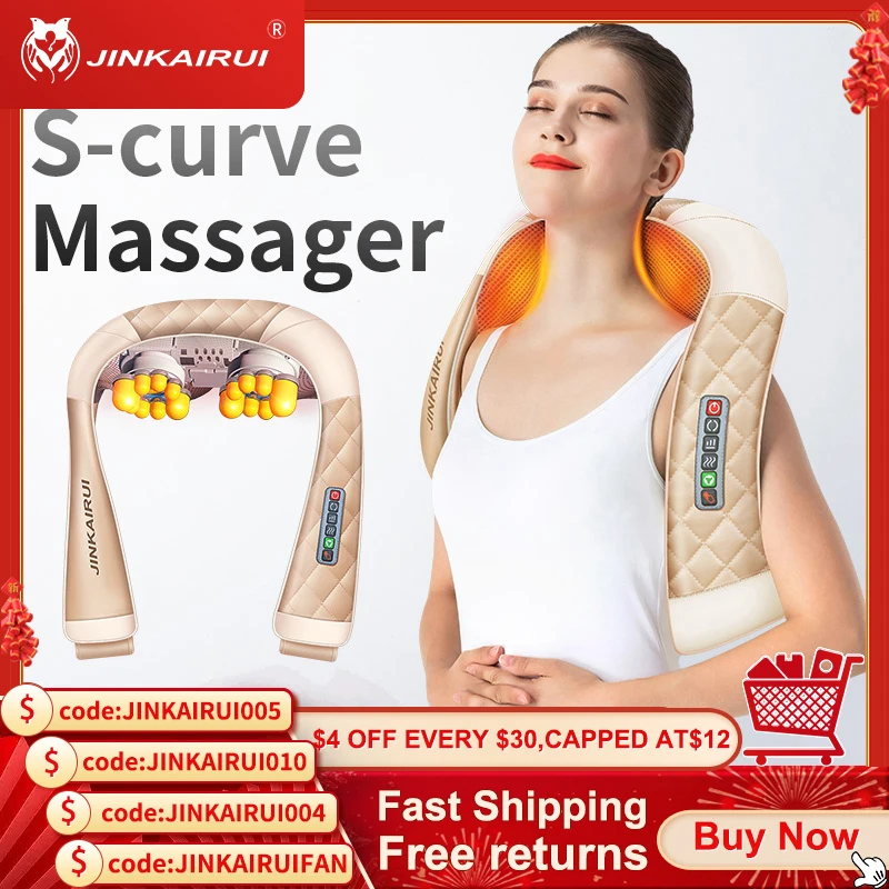 JinKaiRui-Home-Car-Office-U-Shape-Electrical-Shiatsu-Kneading-Neck ...