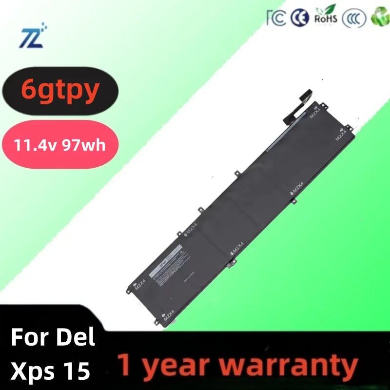 8500mah-11-4v-97wh-6gtpy-Laptop-Battery-For-Del-Xps-15-9570-9560-9550 ...