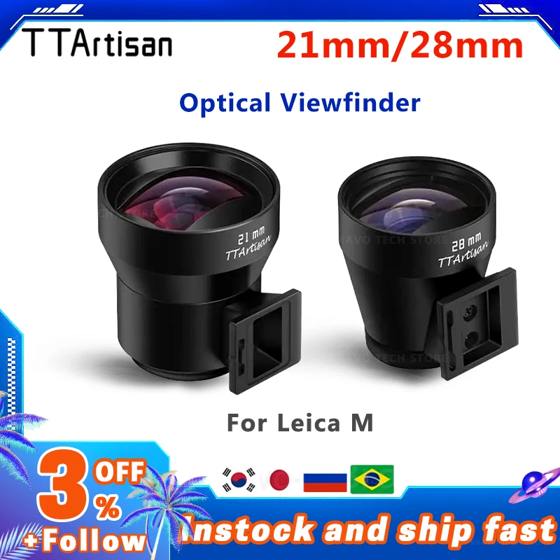 TTartisan-21mm-28mm-Optical-Viewfinder-for-Leica-M9-Ricoh-GR-III-ii-GR3 ...