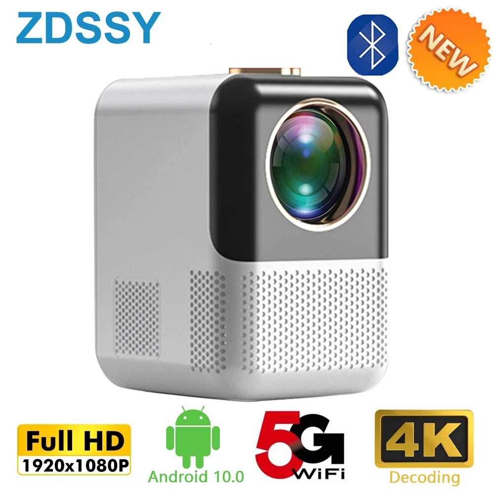 Mini Projetor Portátil P700, 4K, Android 10, WiFi, 160 ANSI, Allwinner ...