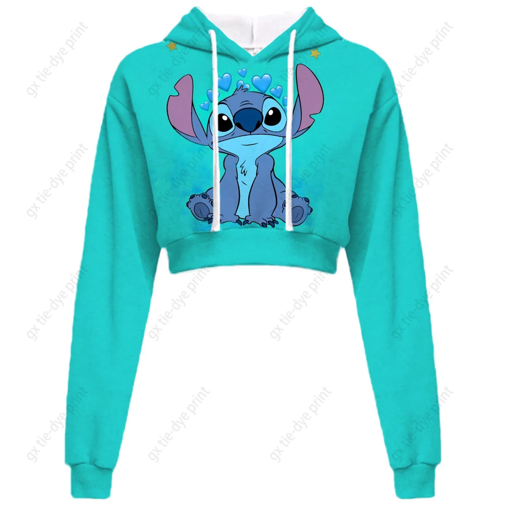 S-3XL-Femmes-Disney-Stitch-Print-Sweat-Automne-Manches-sulfO-cou-Casual ...