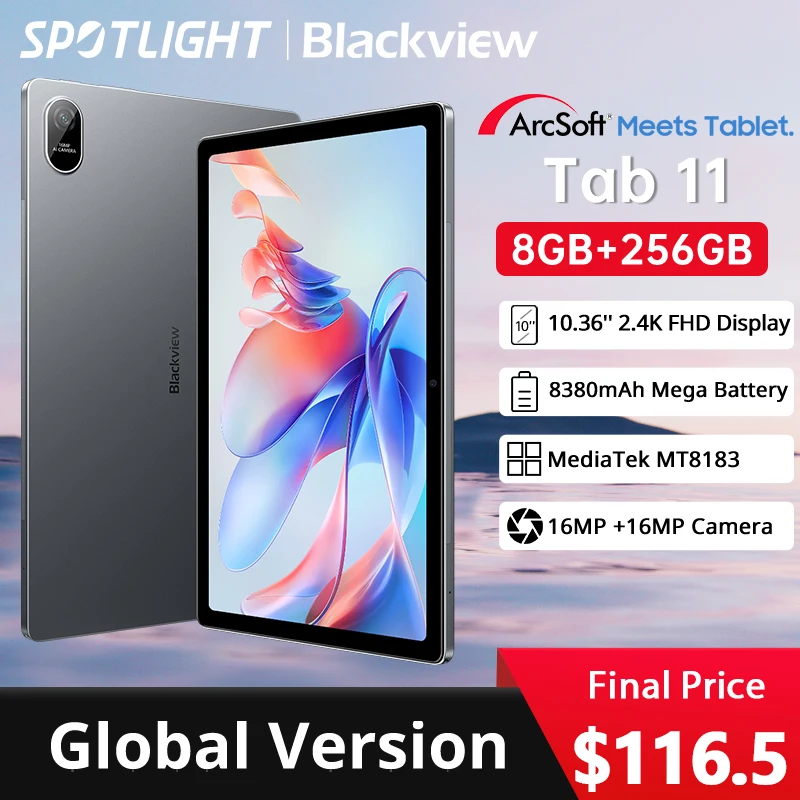 Blackview-Tab-11-WiFi-Tablet-8GB-256GB-10-36-2-4K-FHD-Display-MTK ...