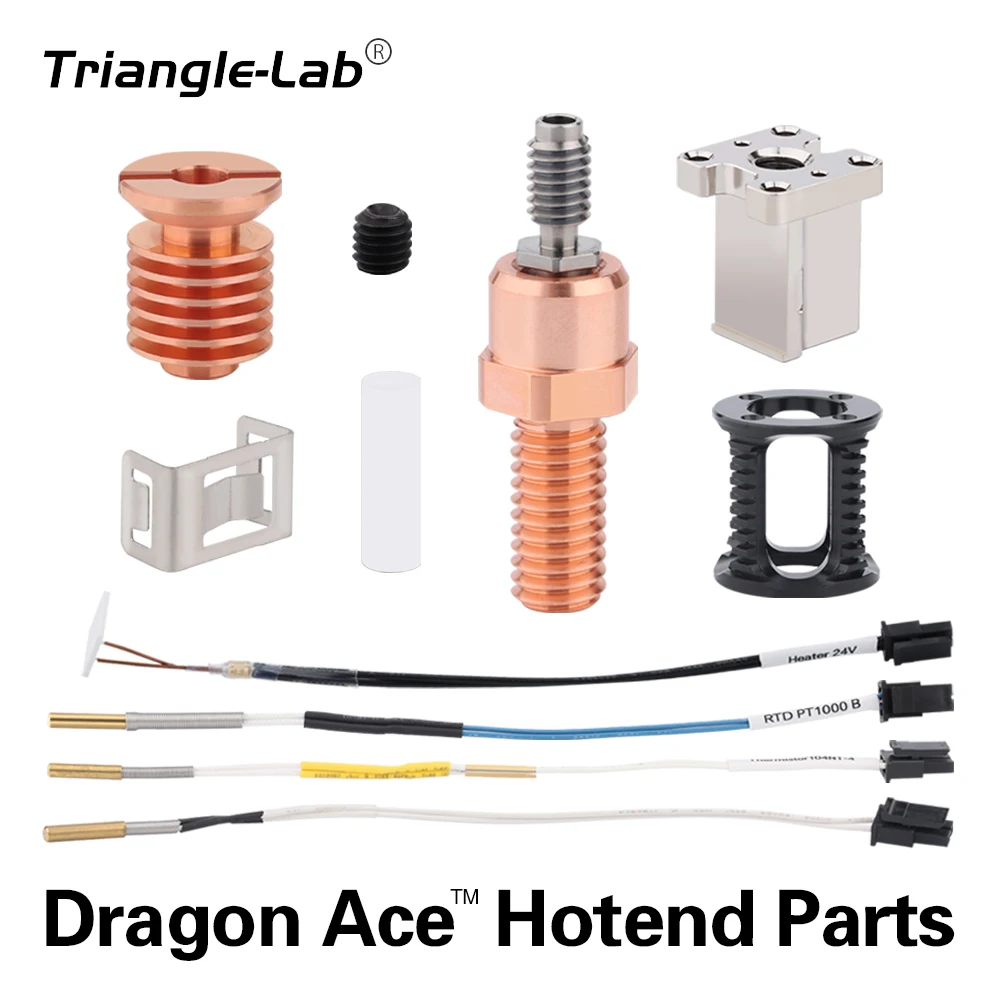 Trianglelab-Dragon-Ace-Hotend-Parts-Heatsink-Heatblock-Heatbreak-Heated ...