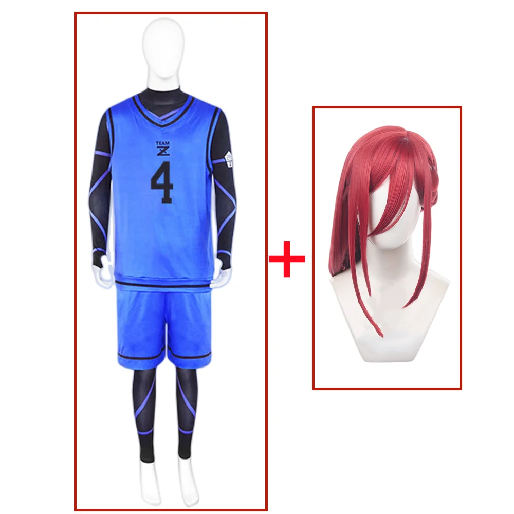 Disfraz de Cosplay de Anime Blue Lock, camisetas de Chigiri Hyoma ...