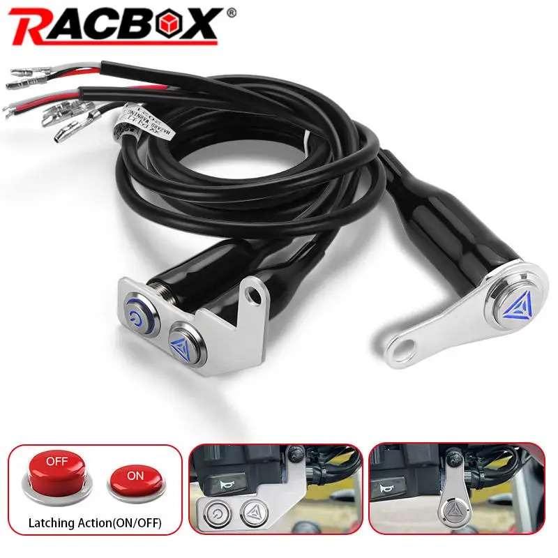 12V-Motorcycle-Switch-Dual-Single-Button-Stainless-Steel-Switches ...