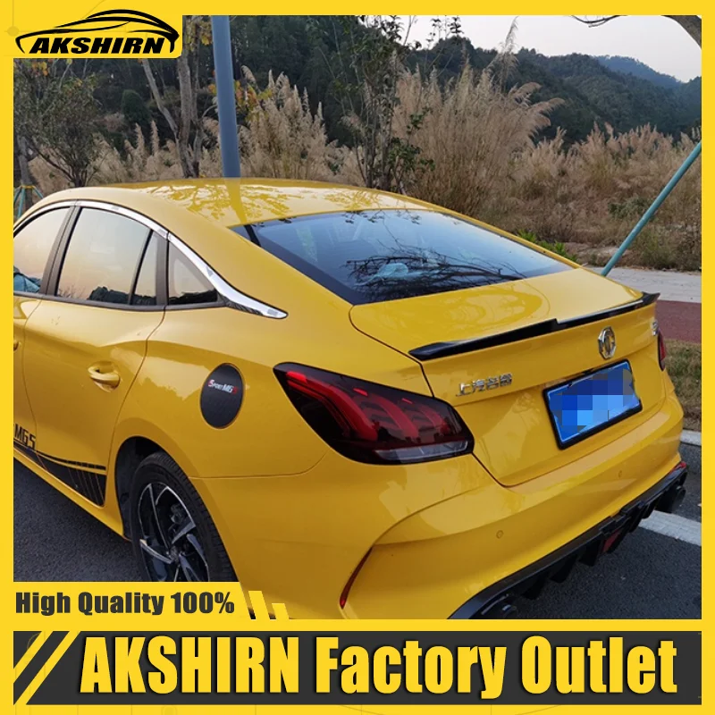 New-ABS-Plastic-Unpainted-Primer-Car-Rear-Wing-Spoiler-Tail-Fin-Cover ...