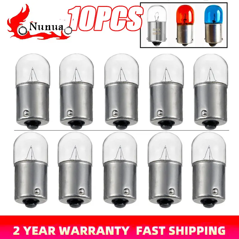 10Pcs-T16-Warm-White-Car-Halogen-Bulbs-BA15S-BAU15S-12-24V-5-10W-Signal ...