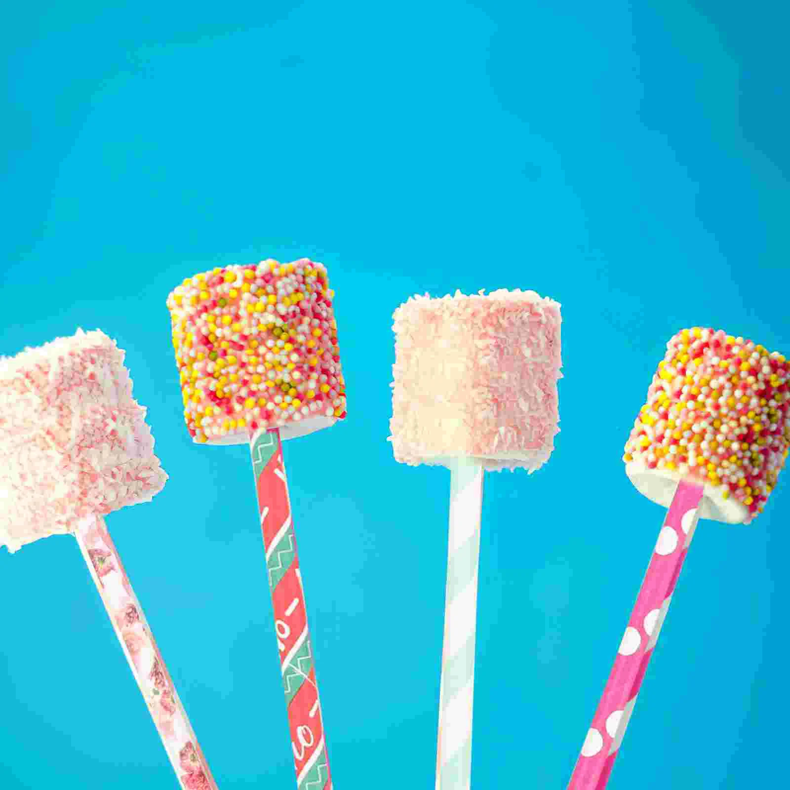 50-Pcs-Marshmallow-Stick-Stripes-Straws-Paper-Bars-Cotton-Lollipops ...