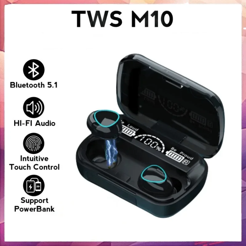 M10-Bluetooth-Earphones-Handfree-LED-Dispay-Headphones-Bluetooth-HiFi ...