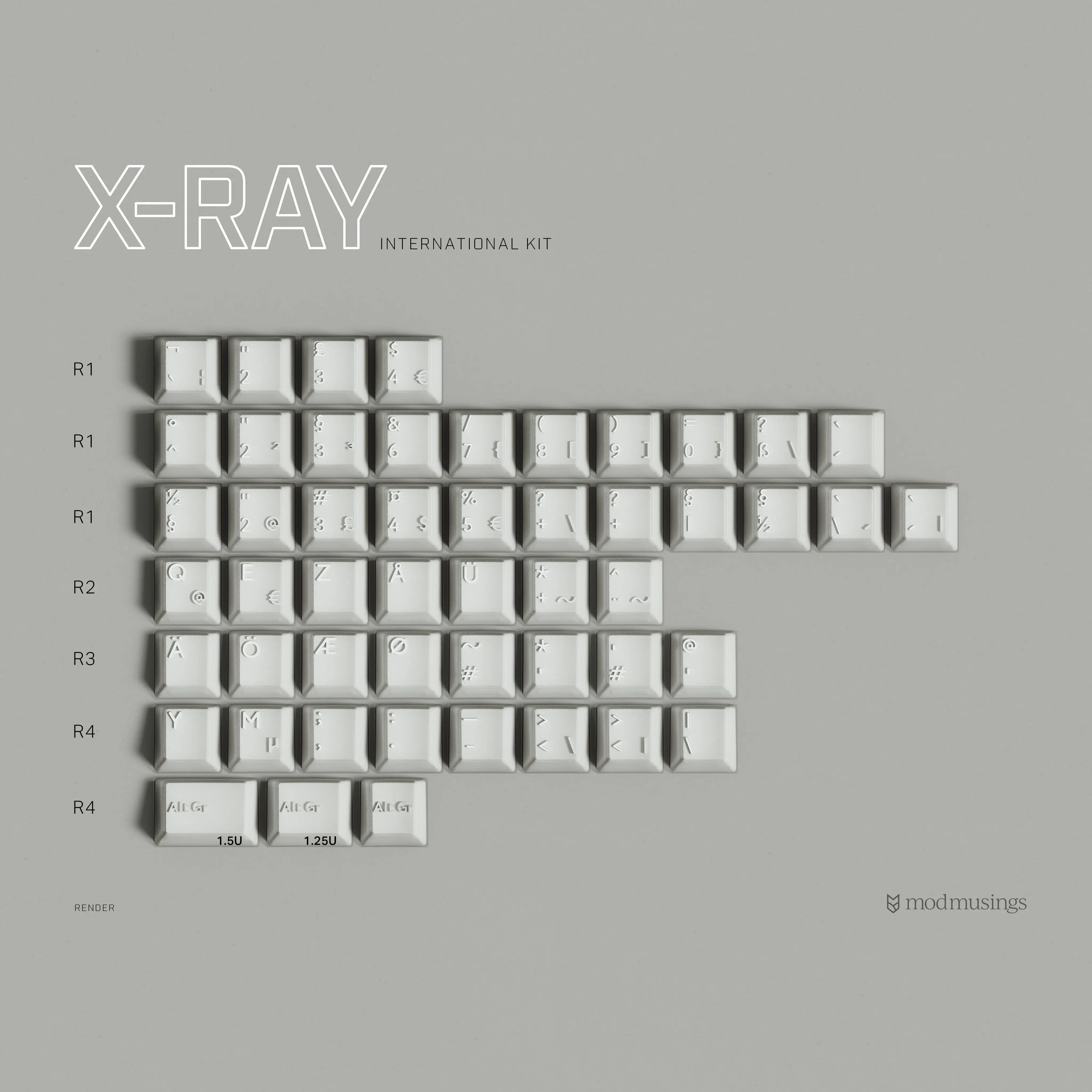 Child-kit-PBTfans-X-ray-ABS-Doubleshot-Cherry-Profile-MX-style-Keycaps ...
