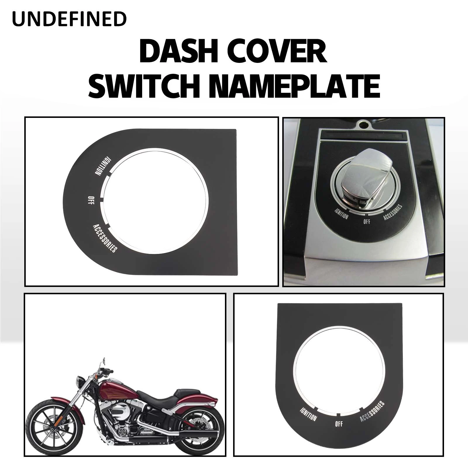Motorcycle-Speedometer-Speedo-Dash-Plate-Cover-For-Harley-Softail-FXST ...