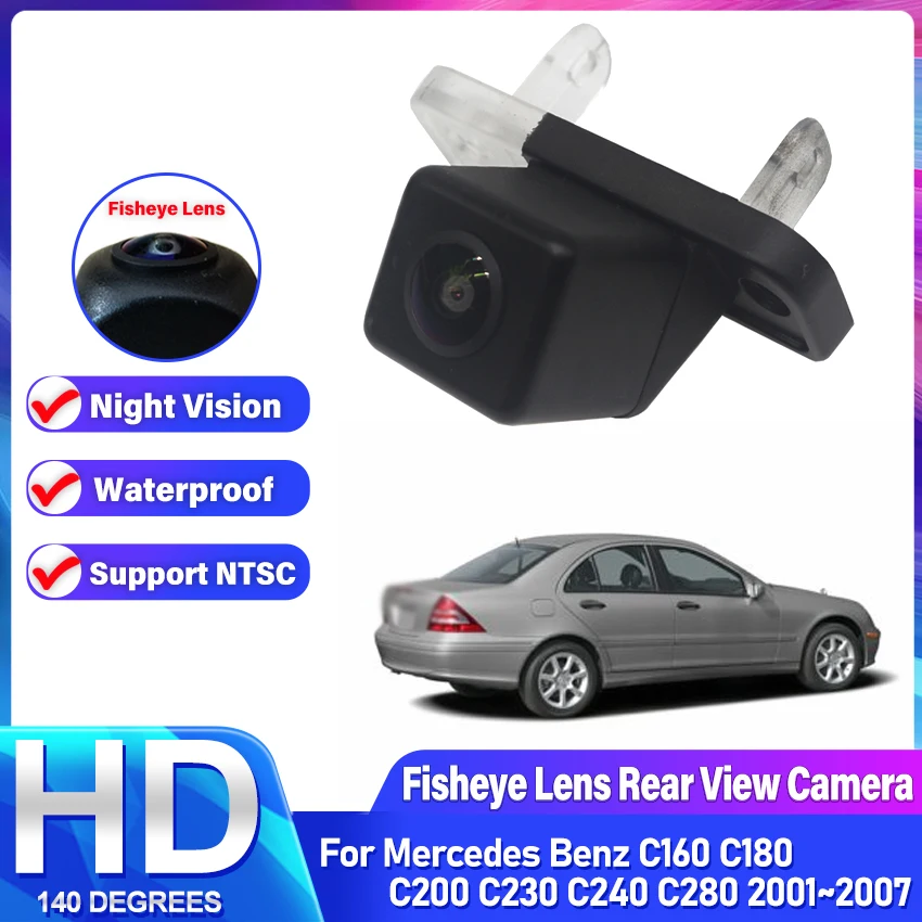 Car Rear View Backup Reverse Camera HD CCD For Mercedes Benz C160 C180 ...