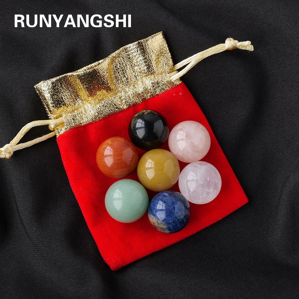 Natural-Stones-7-Crystal-Sphere-Ball-Chakra-Balancing-Therapy-Healing ...