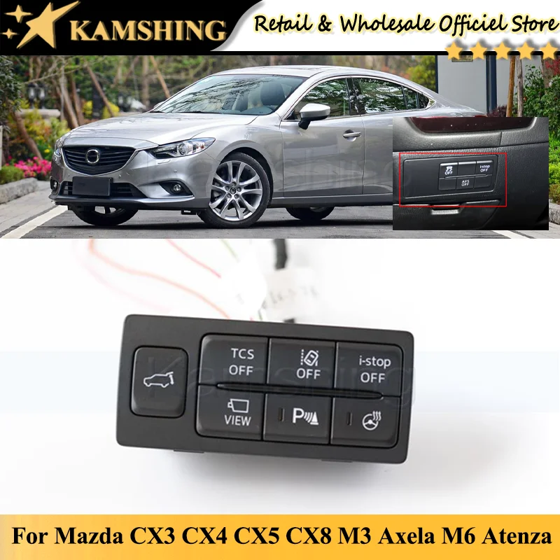 Capqx Reversing Radar Switch Rear Trunk Switch Lane Departure Warning ...