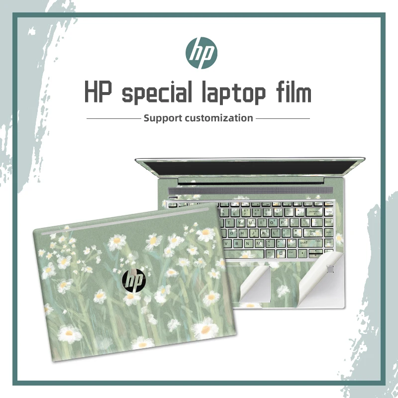 Laptop-Skins-Sticker-Vinyl-Keyboard-Stickers-Hp-X360-Skin-Case-Flower ...