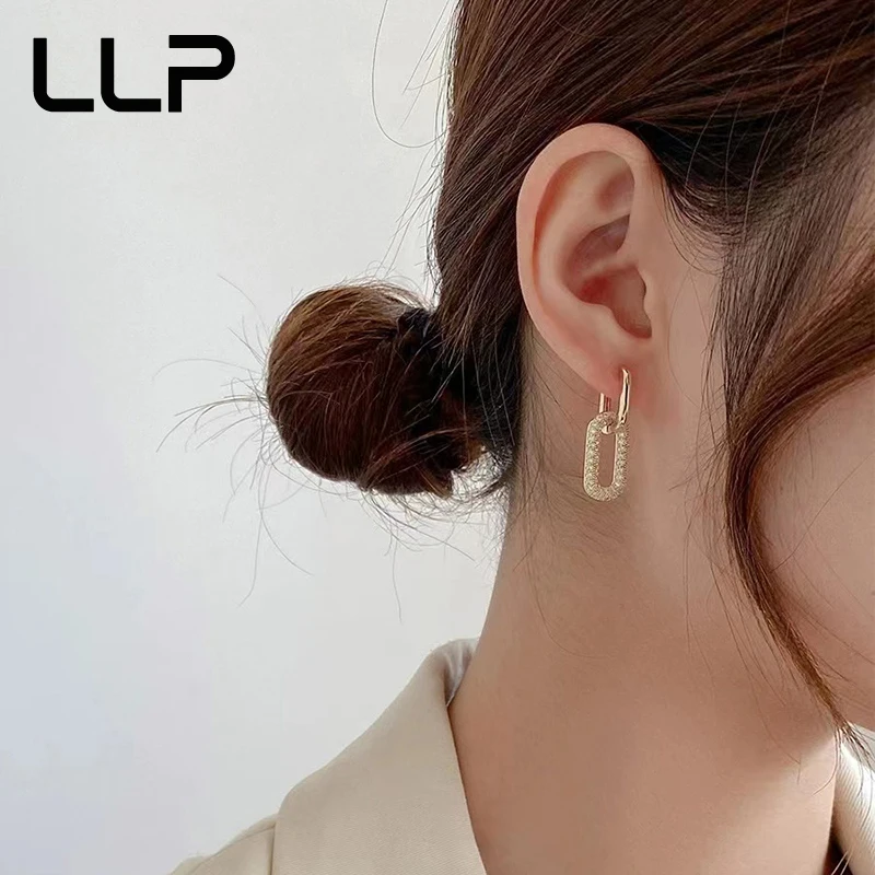 925 Sterling Silver U-Shaped Earrings Charming Charm Stylish Earrings ...