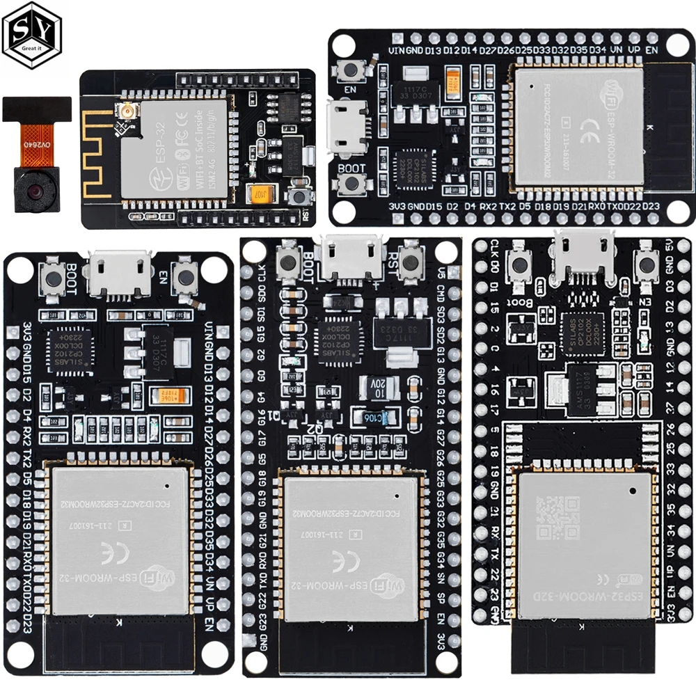1PCS-ESP32-Development-Board-WiFi-Bluetooth-Ultra-Low-Power-Consumption ...